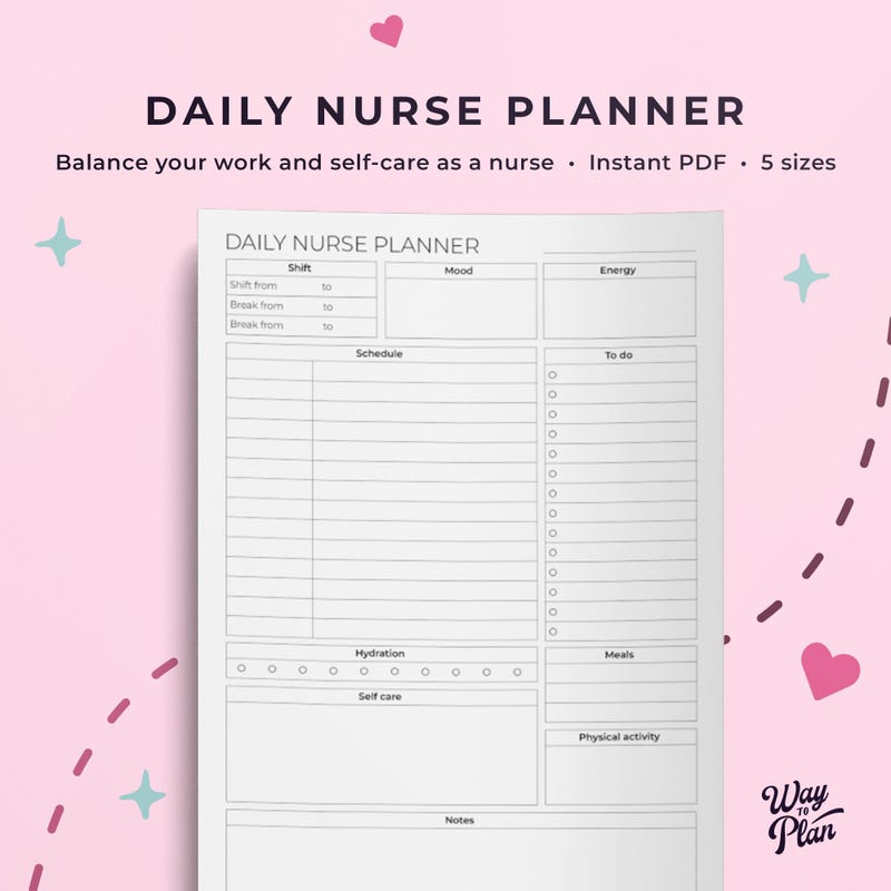 Nurse Planner - Etsy