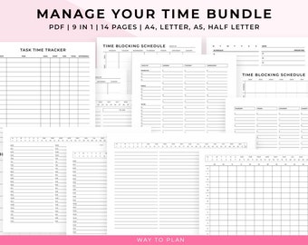 Time Management Planner - Etsy