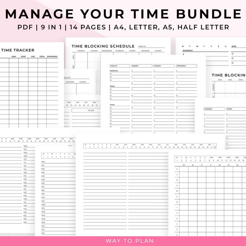 Time Management Planner - Etsy