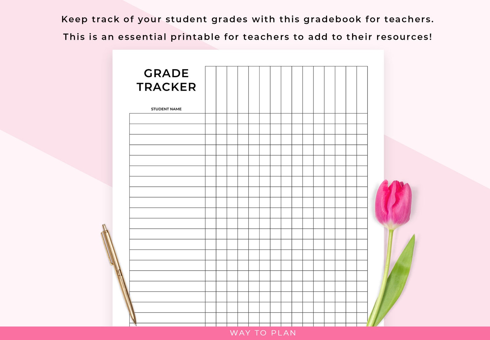 Gradebook for Teacher. Grade Book Page. Student Grades List Sheet ...