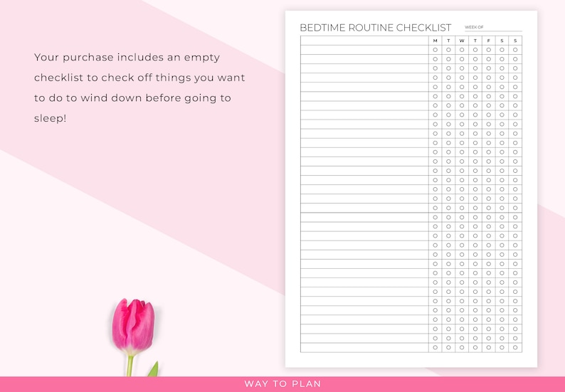 Bedtime Routine Checklist to Help You Wind Down Before Going to Sleep ...