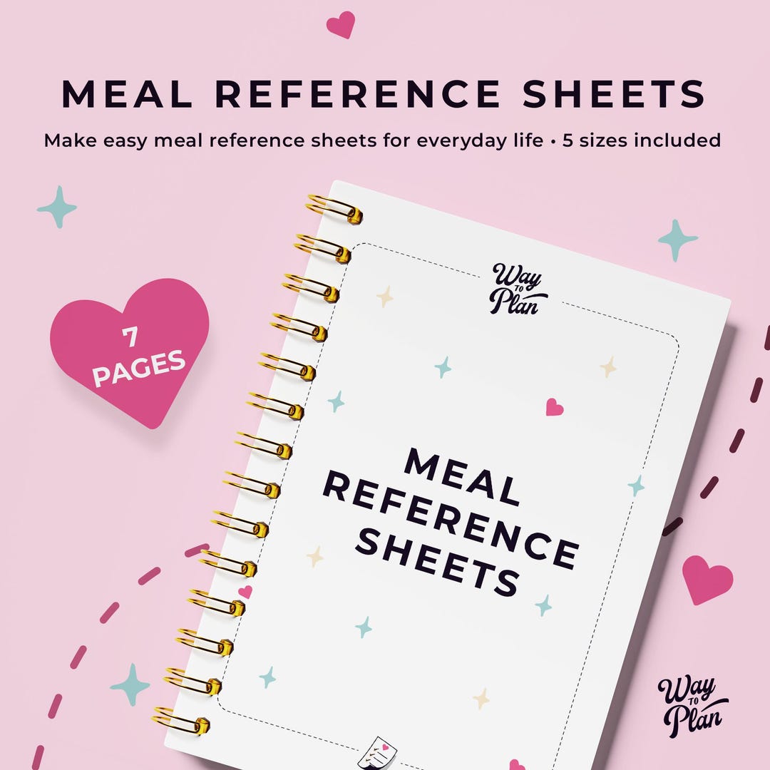Quick Meal Reference Sheets for Meals That Take Less Than 30 Minutes - Etsy