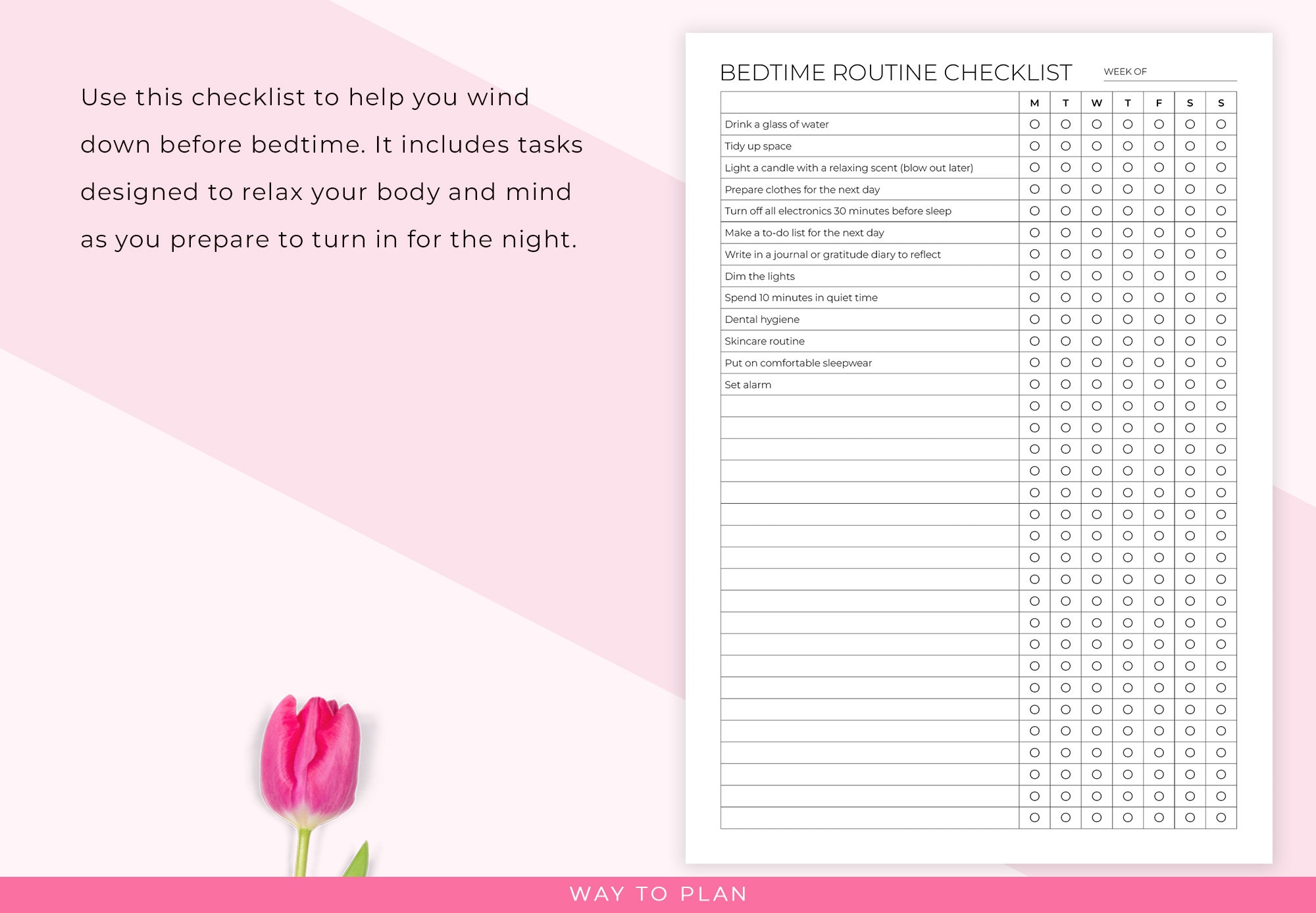 Bedtime Routine Checklist to Help You Wind Down Before Going to Sleep ...