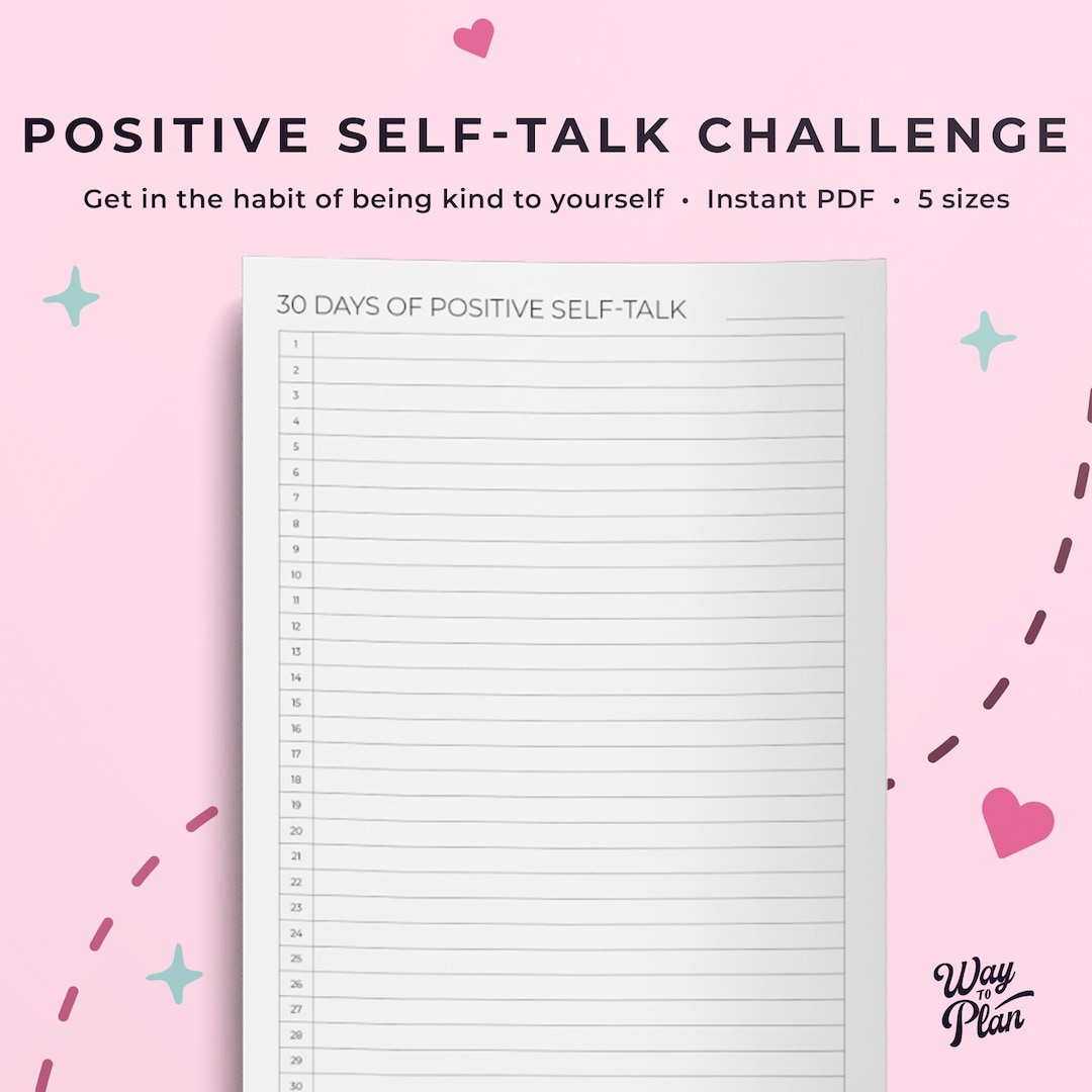 30 Days of Positive Self-talk to Change Your Inner Dialogue and Infuse ...