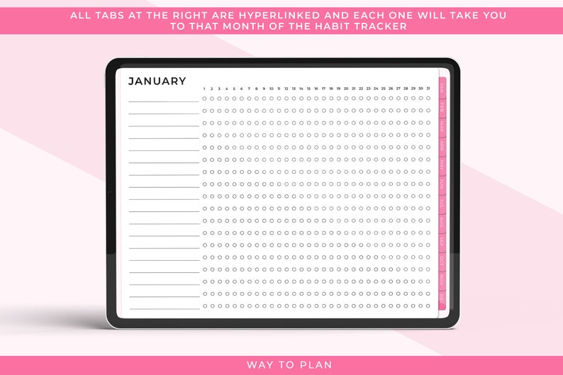 Digital Habit Tracker | Digital Habit Tracker for Goodnotes | Digital ...