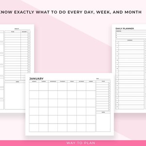 ADHD Student Planner 2025 | Printable Academic Organizer for College ...
