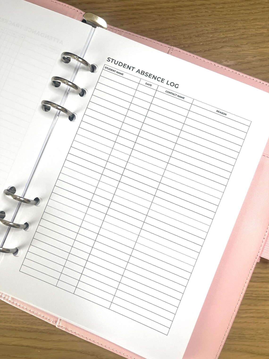 Absentee Log. Student Absences Tracker for Teachers. Absence Record ...