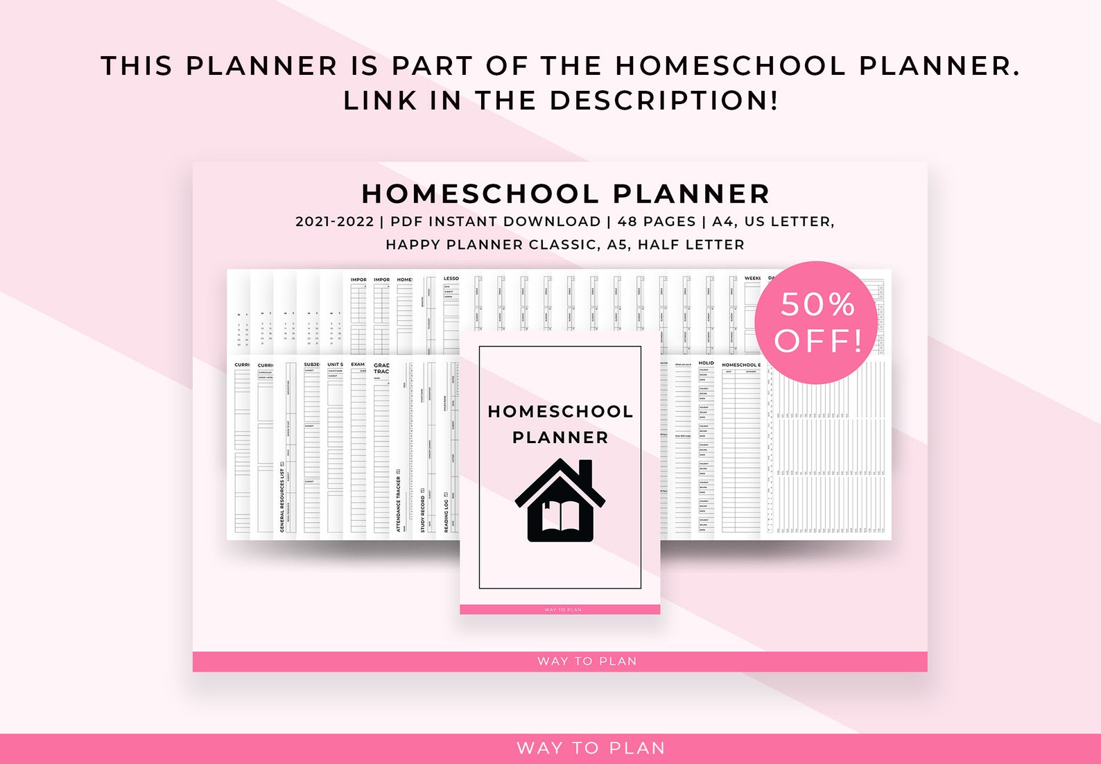 Homeschool Unit Study Template. Printable Unit Study Planner. - Etsy