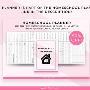 Homeschool Unit Study Template. Printable Unit Study Planner. - Etsy