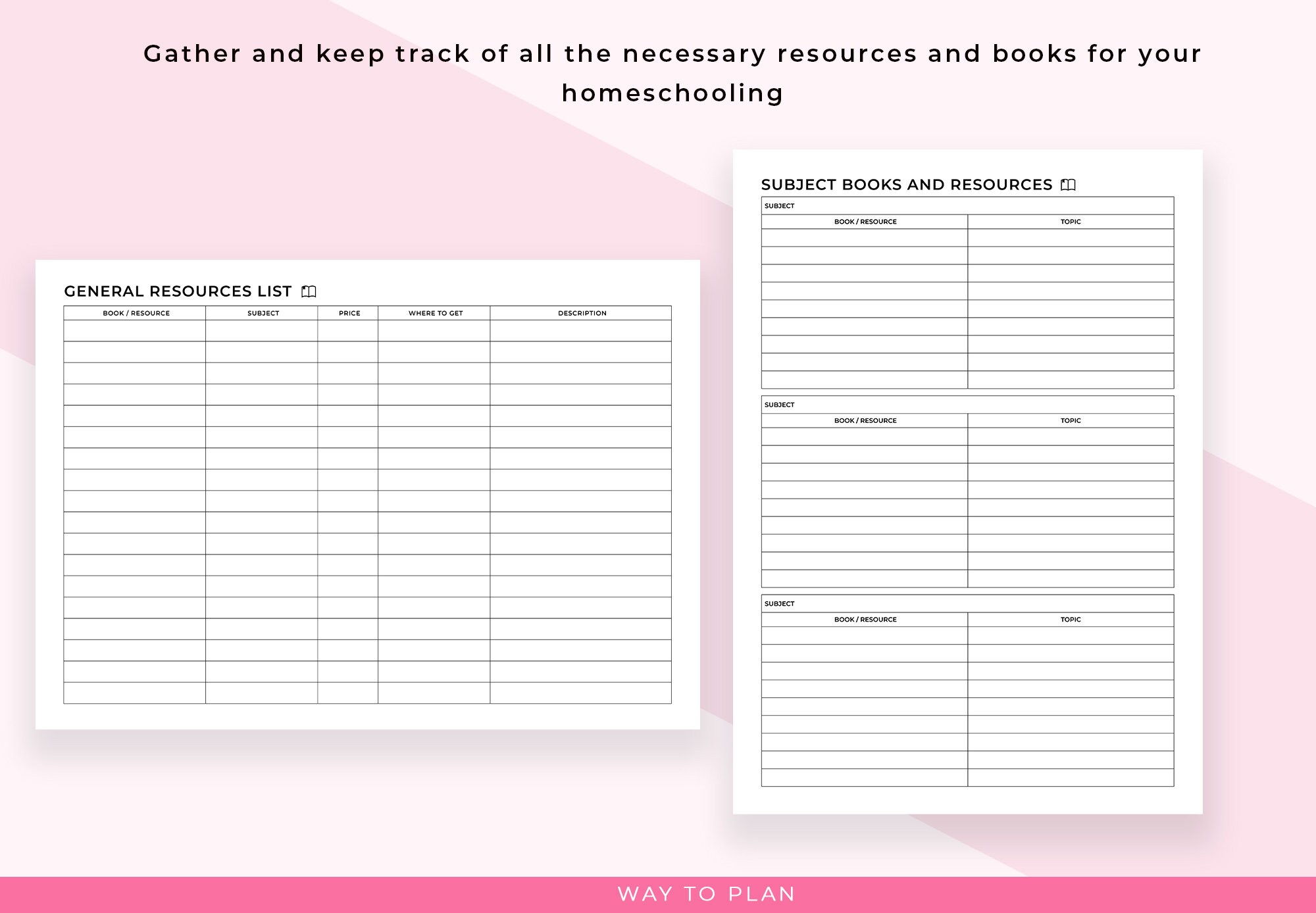 Homeschool Planner Printable 2025-2026 PDF. Multiple Students Kids Ages ...