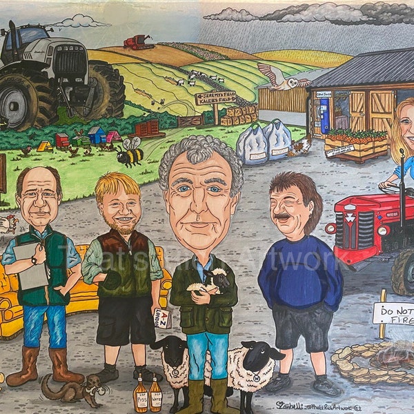 Clarksons Farm Print - Etsy UK