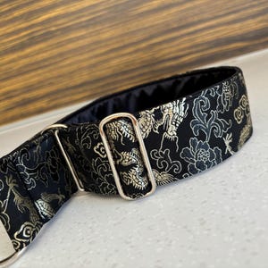 Martingale Collar, Golden Dragon, Dog Collar, Sighthound Collar, Galgo ...