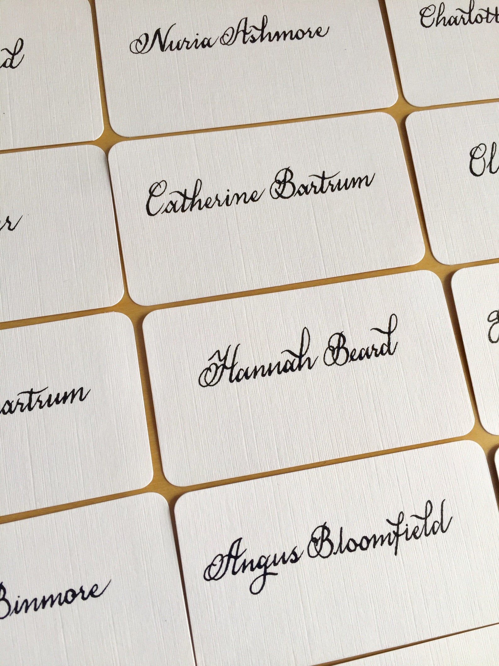 X25 Wedding Place Cards Wedding Name Cards Blank Place | Etsy