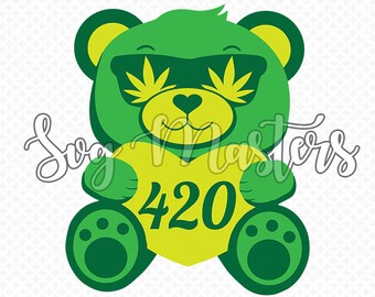Cannabis teddy bear | Etsy