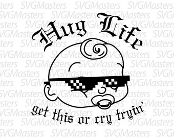 Thug life svg | Etsy