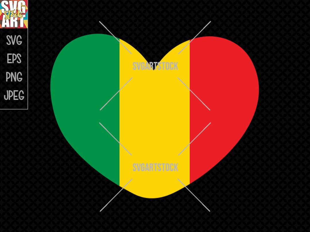 Rasta Heart - Svg - One Love Vector - Rastafari Digital Clipart, T ...