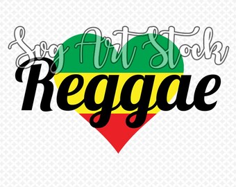 Reggae Music Svg Rasta Vector Digital Clipart T-shirt | Etsy