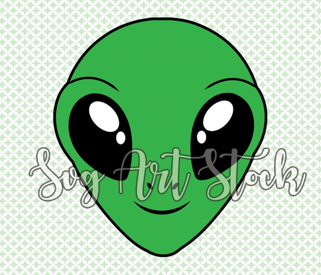 Alien SVG Design, Vector Graphic, Ufo Svg, Digital Clipart, T-shirt ...