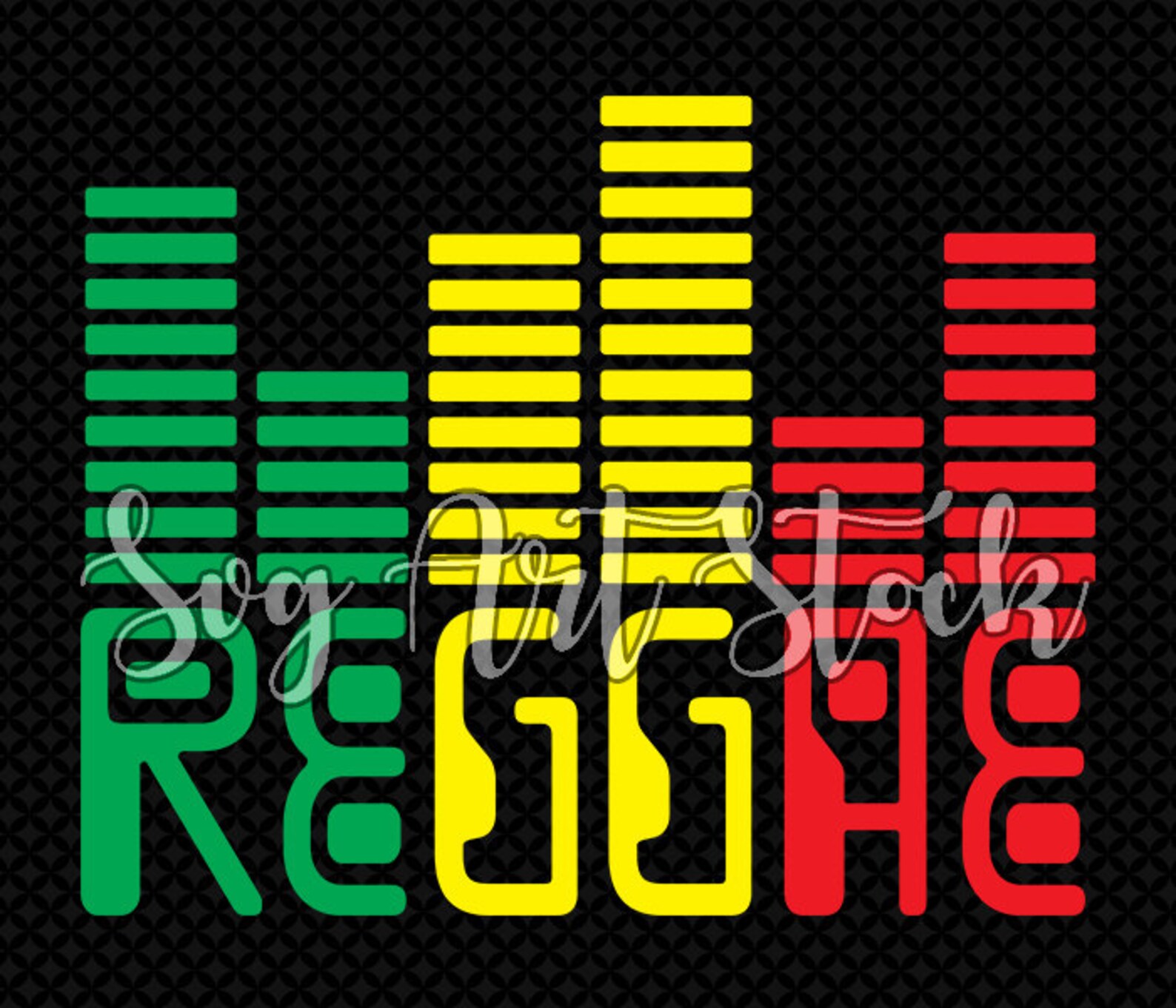 Reggae Music Svg Rasta Vector Digital Clipart , T-shirt Design ...