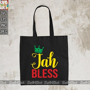 Jah Bless Rasta Svg God Svg Spiritual Digital Clipart, T-shirt Design ...
