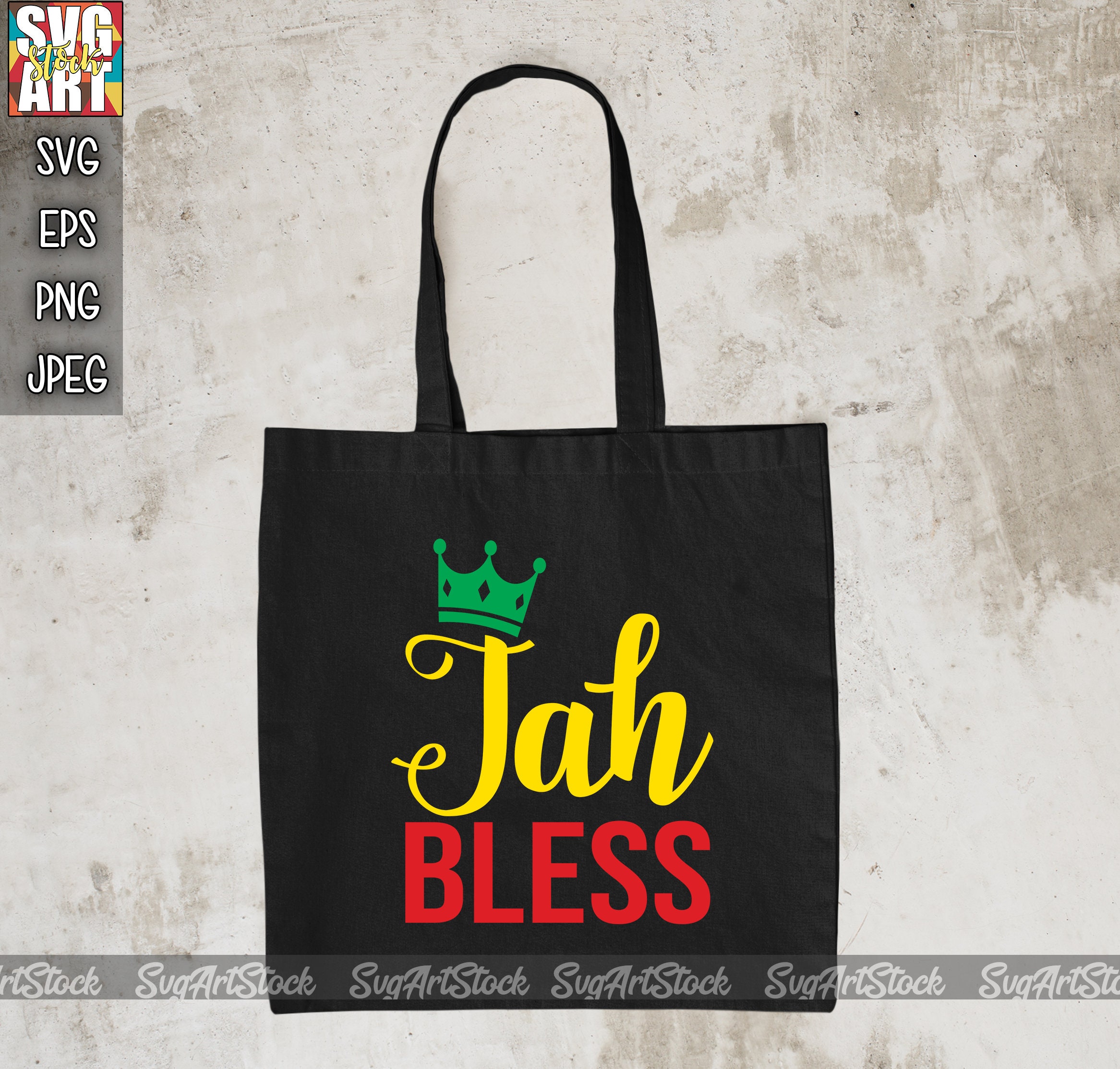 Jah Bless Rasta svg God svg clipart numérique spirituel - Etsy France