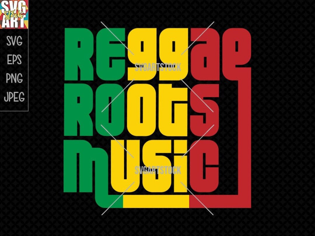 Reggae Roots Music SVG, Rasta Svg, Reggae Vector, Rasta T-shirt Design ...