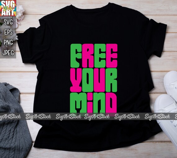 Free Your Mind SVG Meditation Vector Yoga T-shirt Design - Etsy