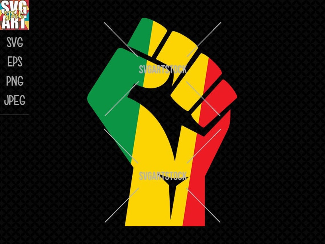 Rasta Power Svg Rasta Vector Digital Clipart T-shirt - Etsy