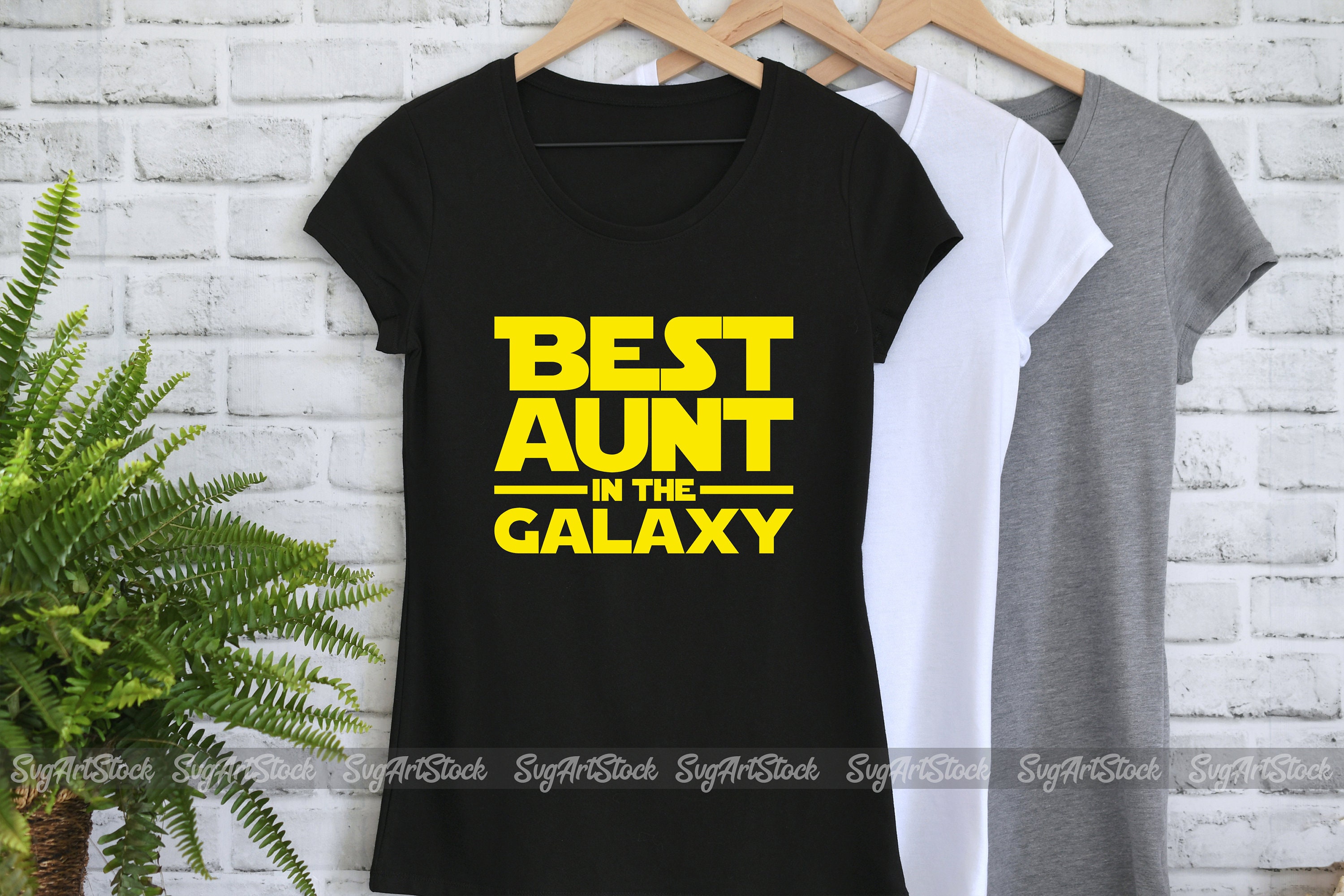 Best Aunt in the Galaxy SVG Family Svg Cool Aunt T-shirt | Etsy