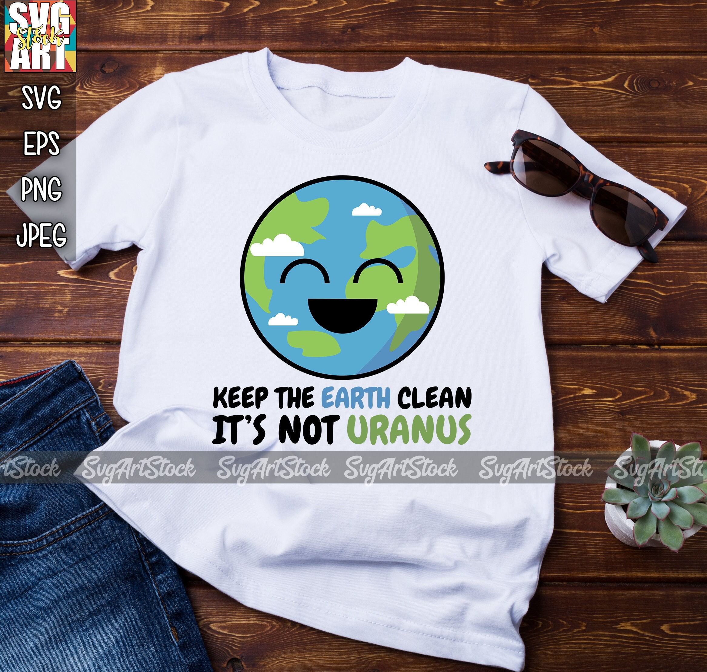 Keep the Earth Clean SVG, Pollution Svg, Earth Day T-shirt Design ...