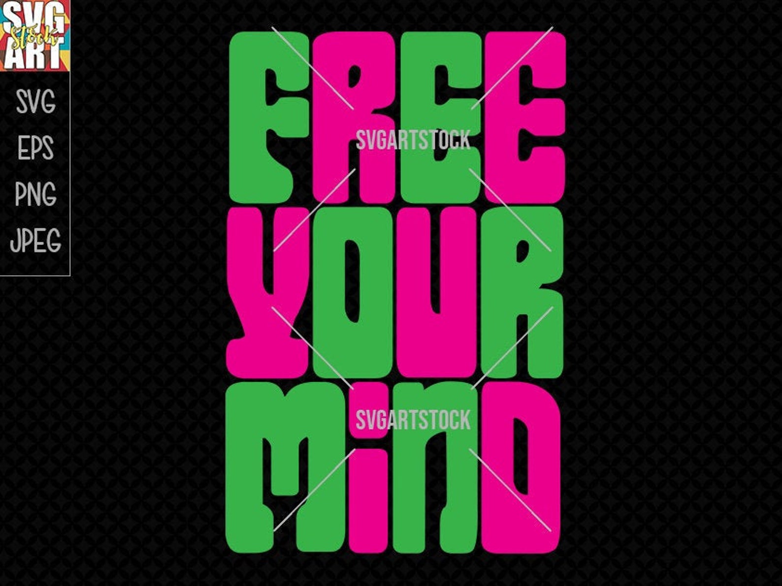 Free Your Mind SVG Meditation Vector Yoga T-shirt Design - Etsy