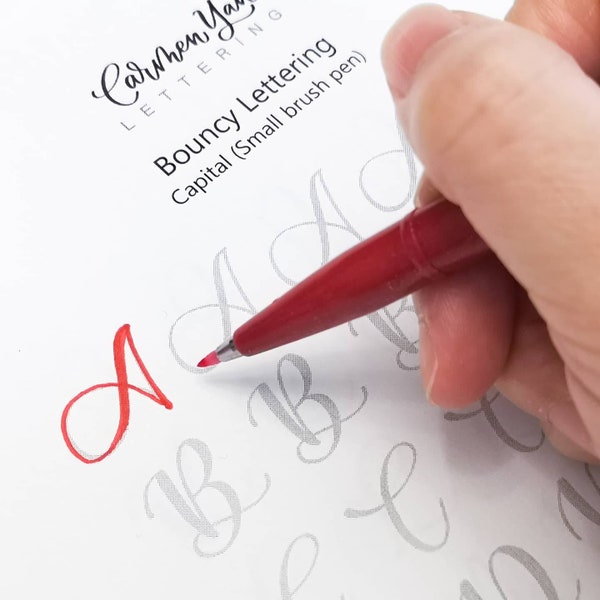 Day / Month Small Brush Pen Practice Printable Worksheet carmen Yan ...