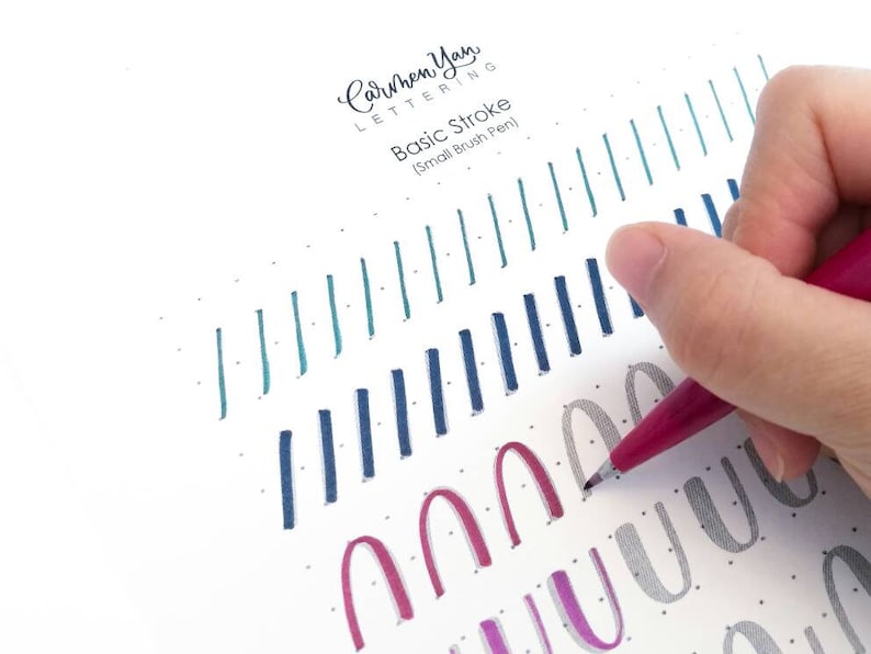 Brush Pen lettering 101 | Etsy
