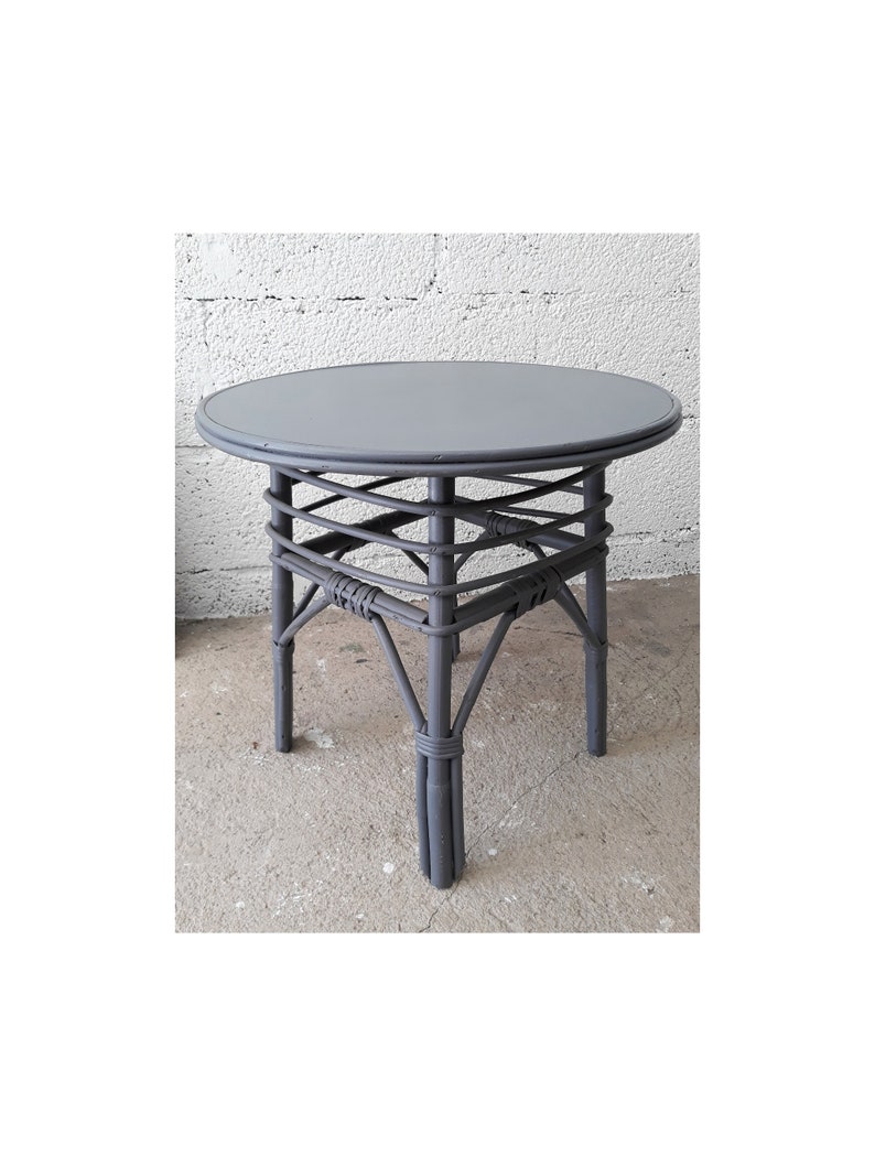 Healing / Small Children's Table / Rotin Side Table / Vintage 1960 - Etsy