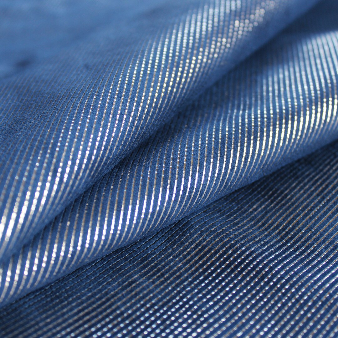 Blue Sheep Leather, Nappa Hide, Blue Lambskin, ~1mm, Lamb Hide, Leather ...