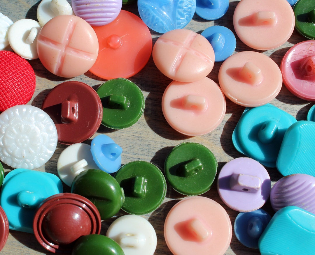 Botones antiguos. Lote 60 botones. N° 7 - Etsy España