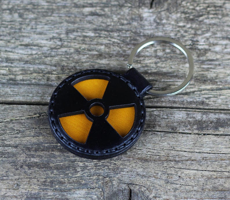 Leather Radiation Keychain Template, DIY Craft (PDF, SVG) - Etsy