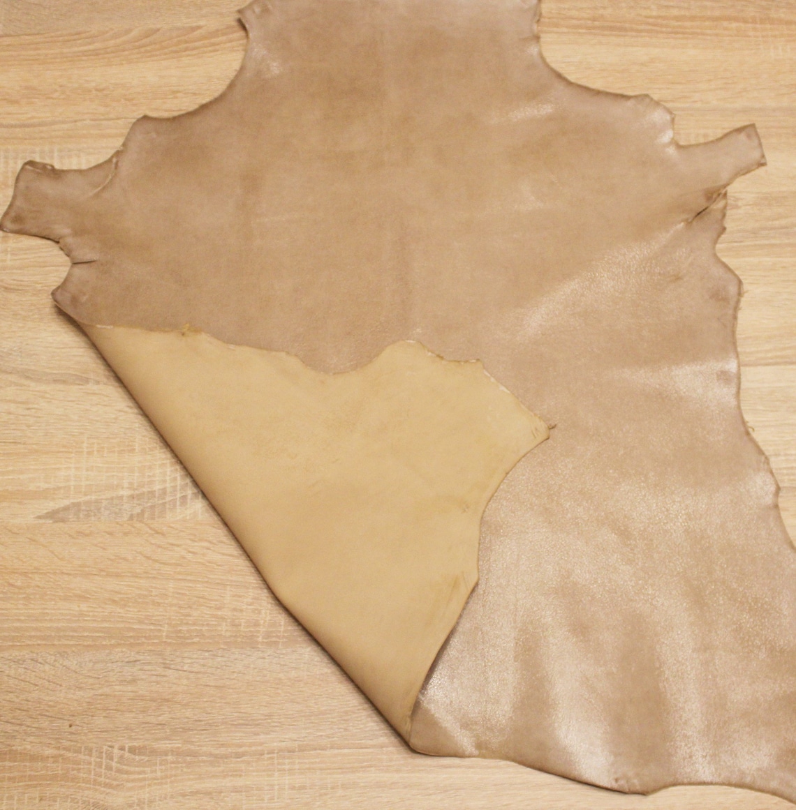 Cuero de oveja beige cuero napa cuero italiano piel de | Etsy