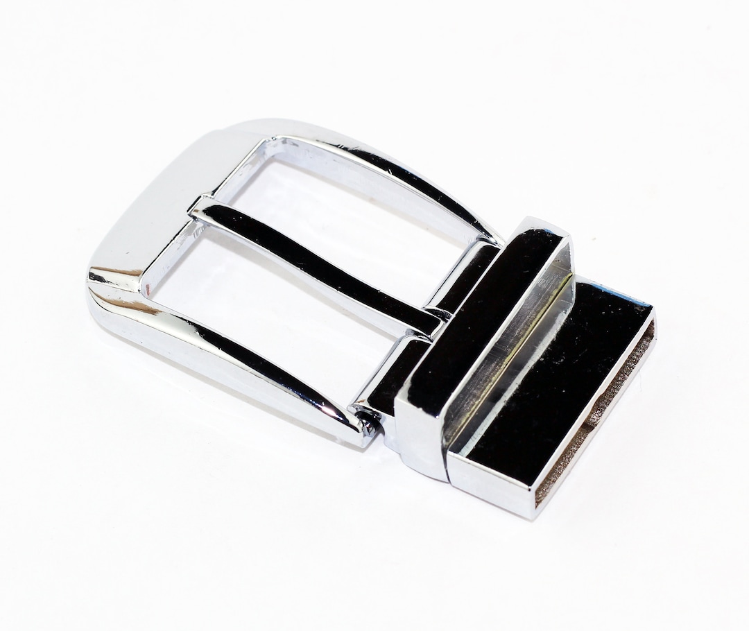 Belt Buckle 30 Mm, Chrome Plated, Waistband Buckle, Leather Craft ...