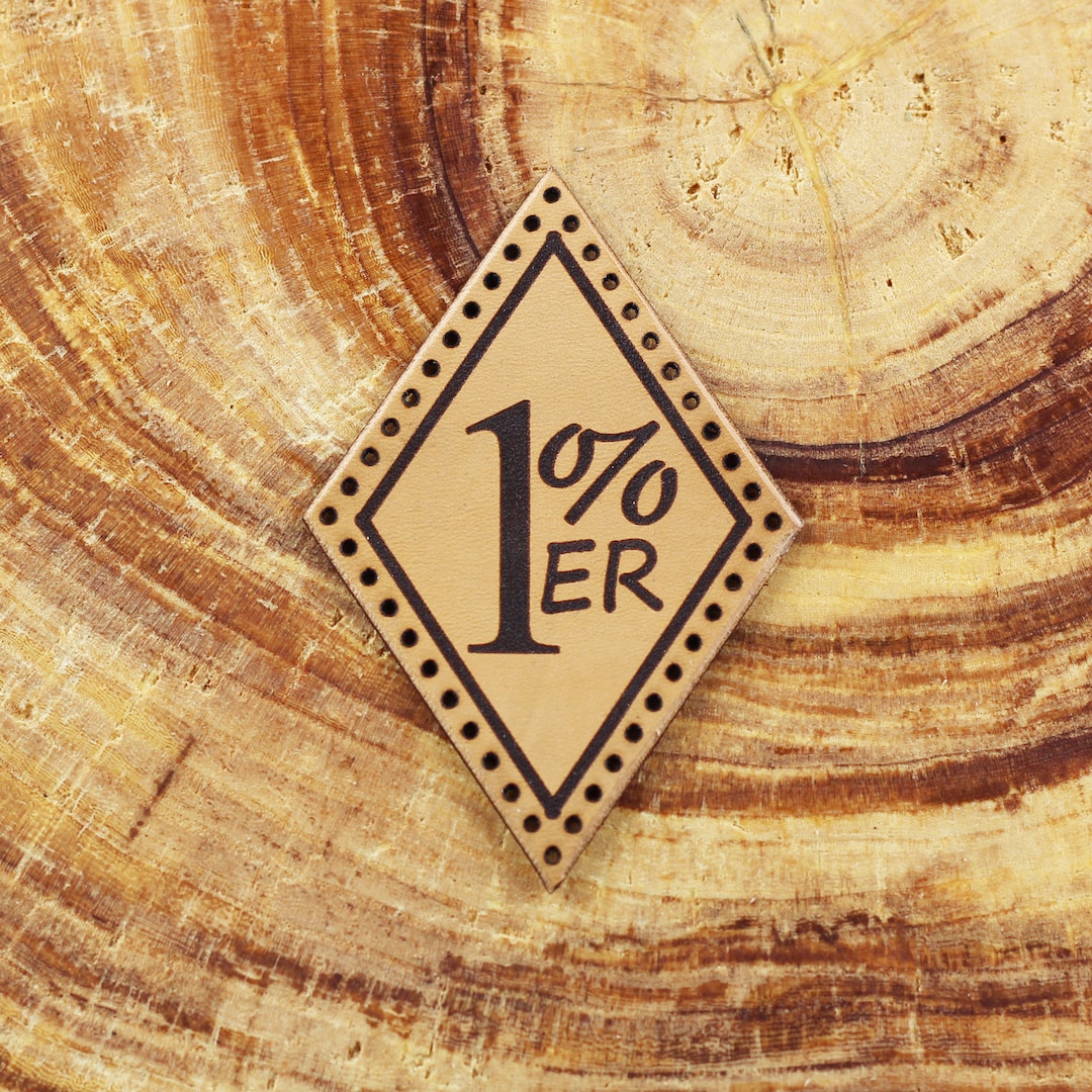 1%er Leather Patch, Motorcycle Jacket Sew, Biker Sew, Leather ...