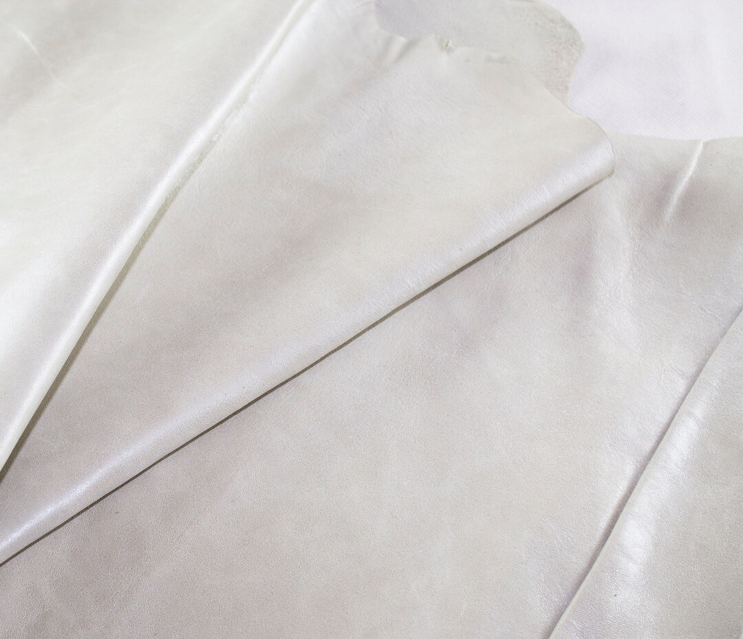White Sheep Leather, Nappa Hide, White Lambskin, 1mm, Lamb Hide ...