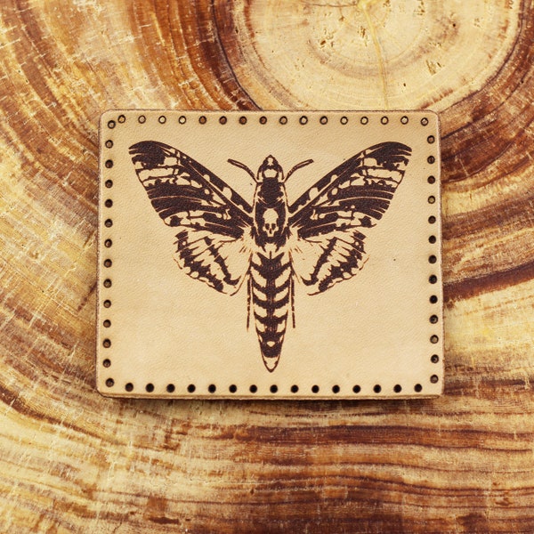 Leather Luna Moth Patch - Etsy