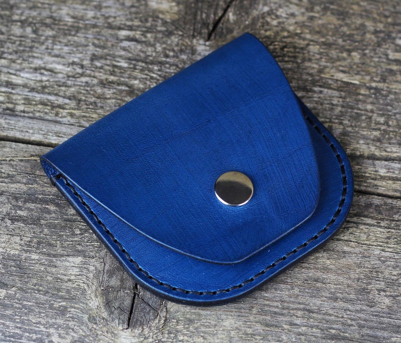 DIY Leather Coin Wallet Pattern: PDF, SVG Template (9cm X 9cm) - Etsy