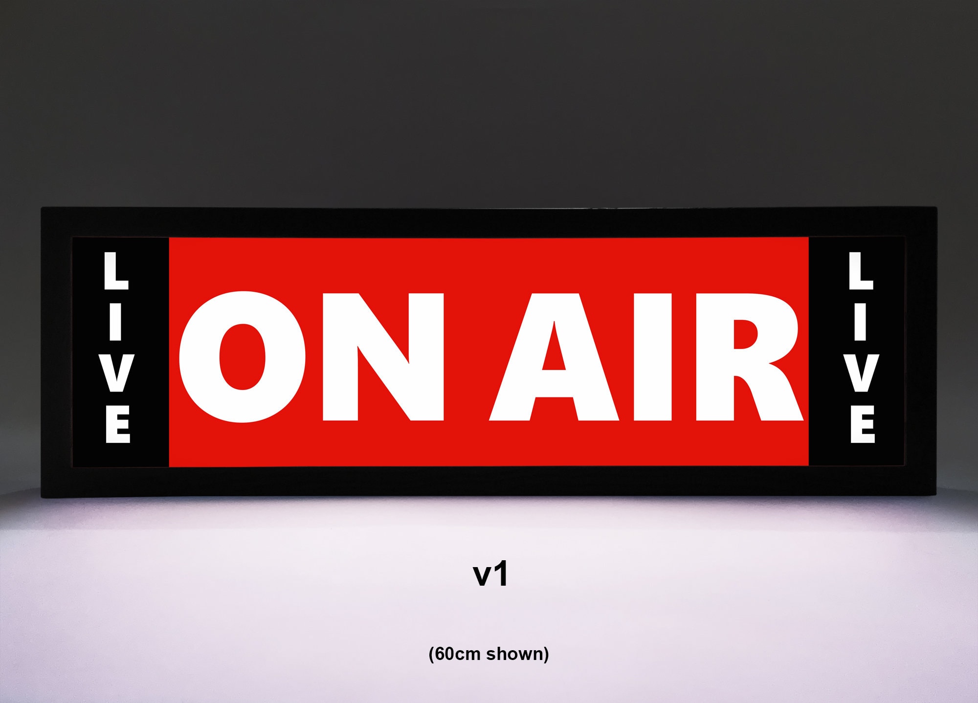 LIVE ON AIR Led Light Sign, Light Box Usb 26 - Etsy