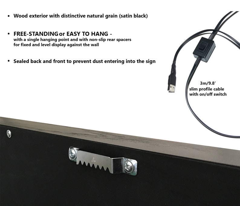 MOVIE THEATER Retro Style Led Light Signs for Home Cinema Usb 83 - Etsy