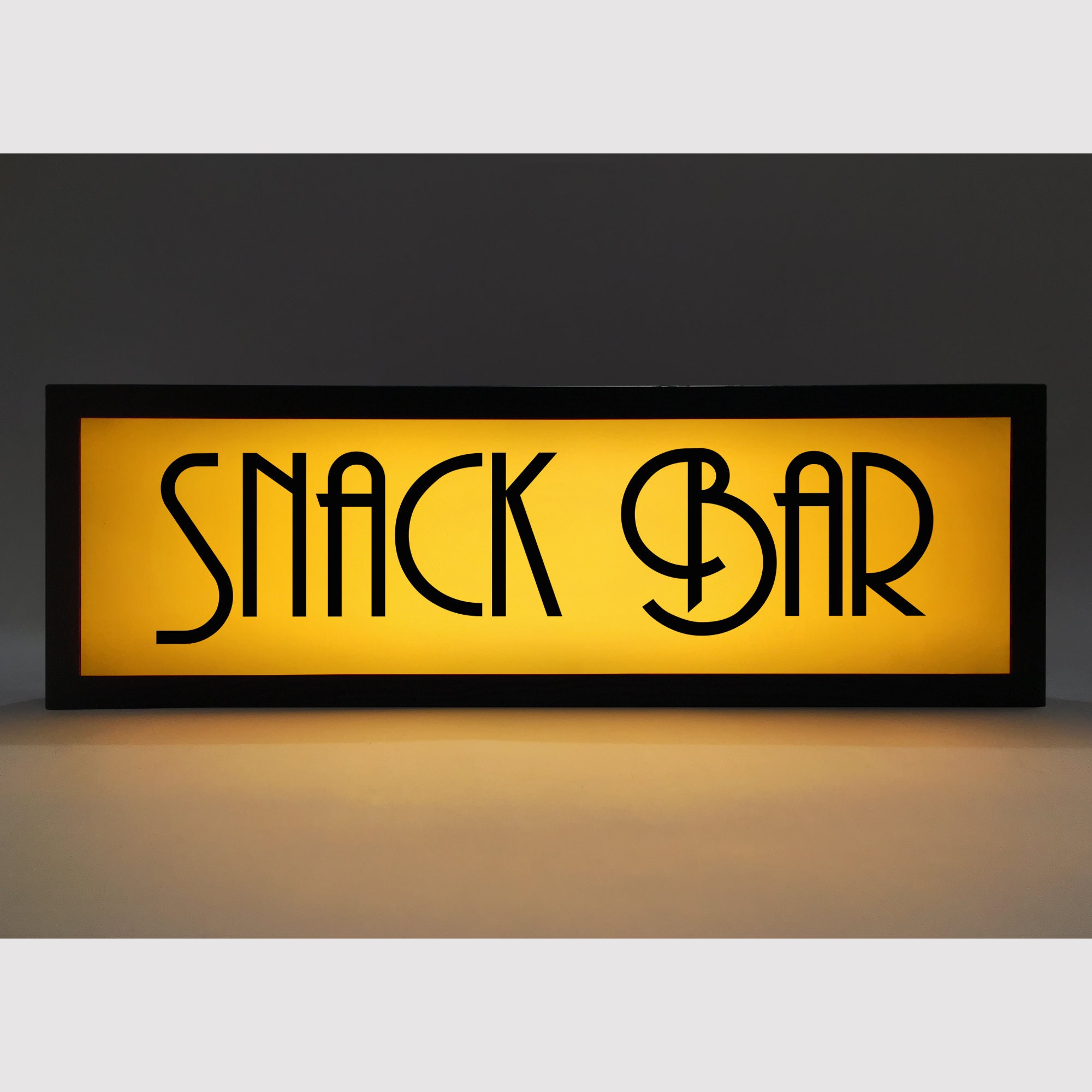 SNACK BAR Led Light Signs for Home Cinema Home Theater Man - Etsy