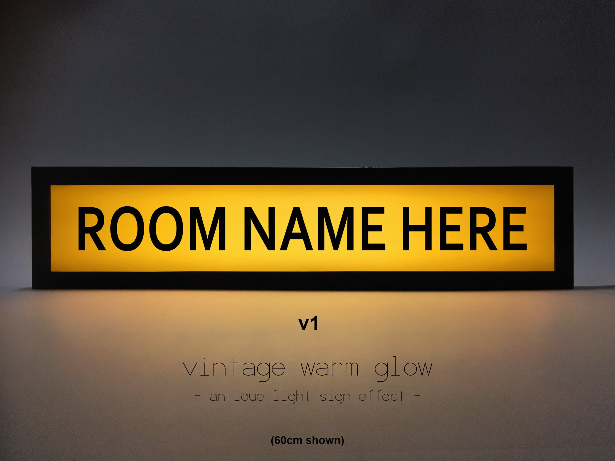 PERSONALISED Room Name LED Light Signs for Home, Shops.... Usb 105 - Etsy