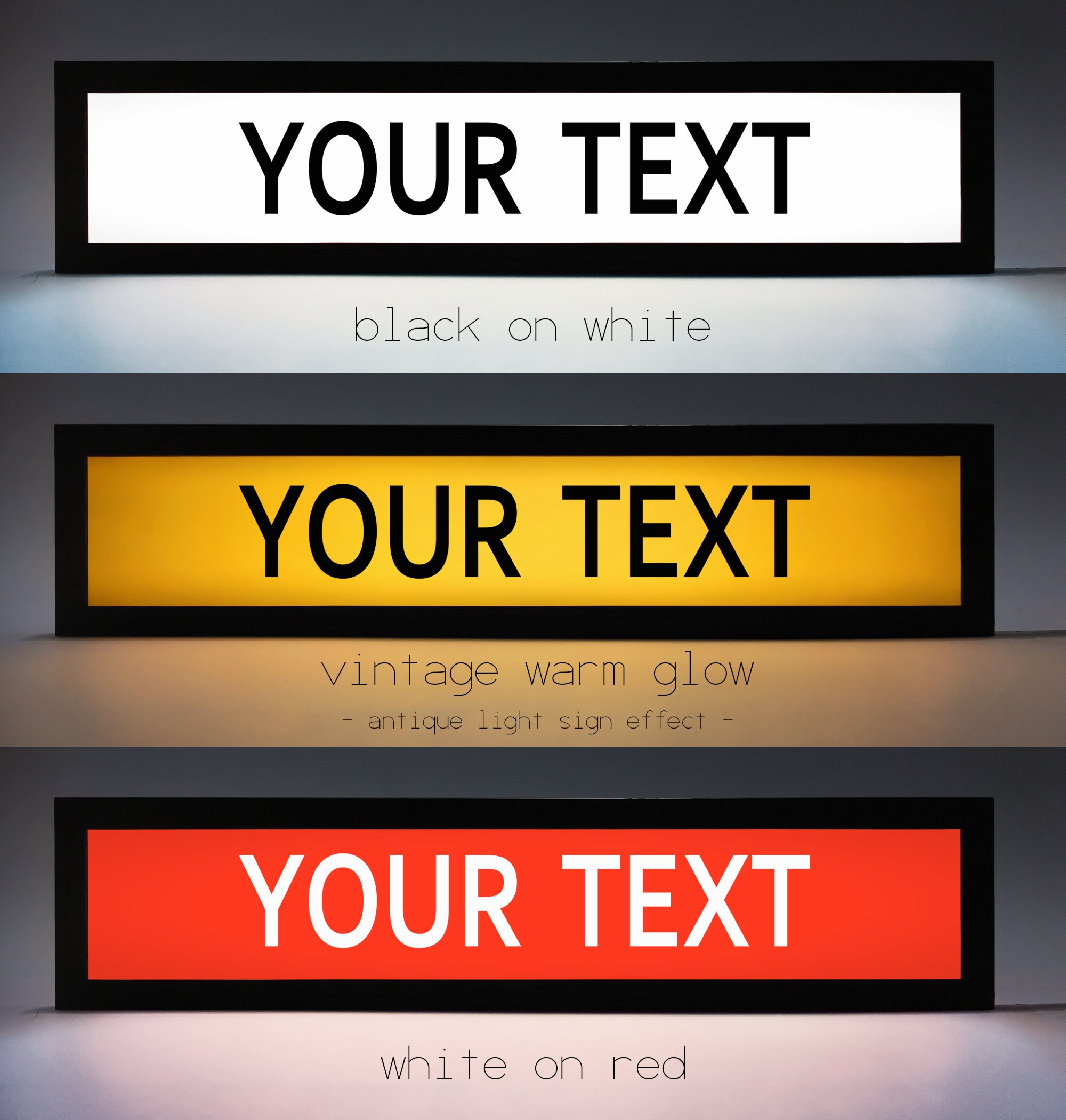 PERSONALISED LED Light Signs for Home, Shops, Bar, Pub, Man Cave ...