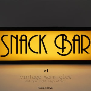 SNACK BAR - Led Light Signs for Home Cinema, Home Theater, Man Cave ...