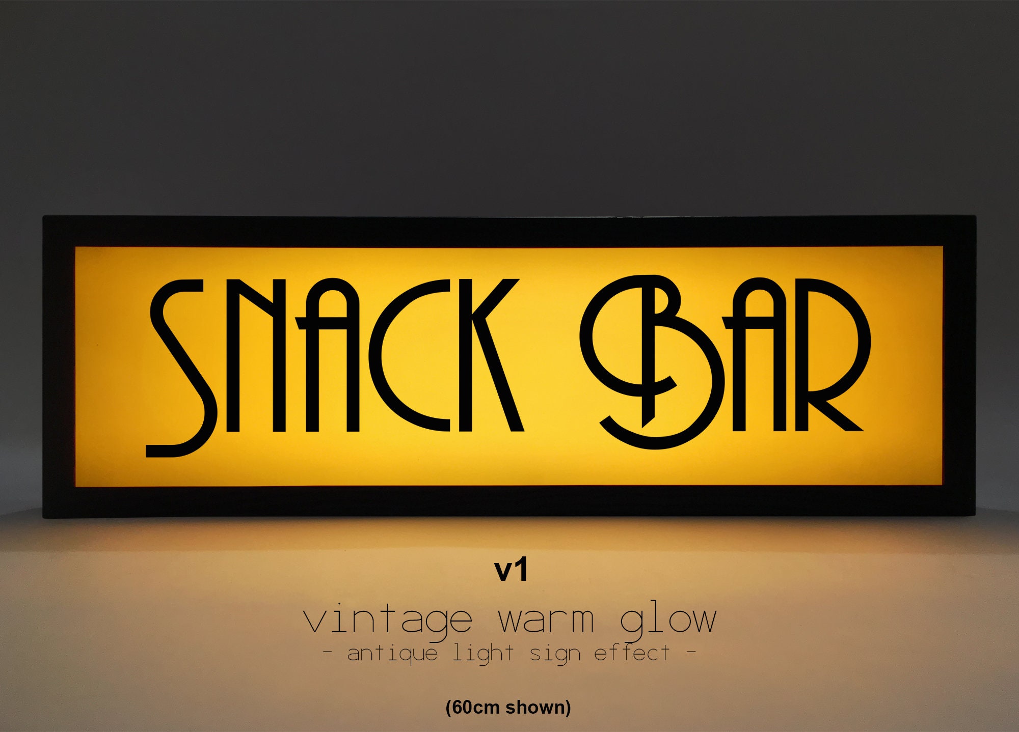 SNACK BAR - Led Light Signs for Home Cinema, Home Theater, Man Cave ...